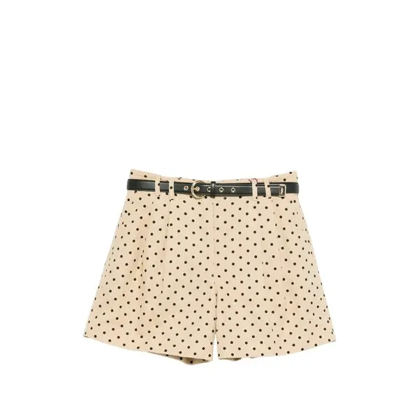 Max Mara Neutrals Shorts Tailored Shorts - Cream