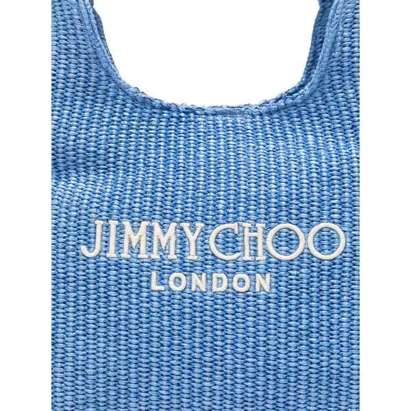 JIMMY CHOO Raffia Shoulder Bag