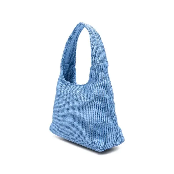 JIMMY CHOO Raffia Shoulder Bag