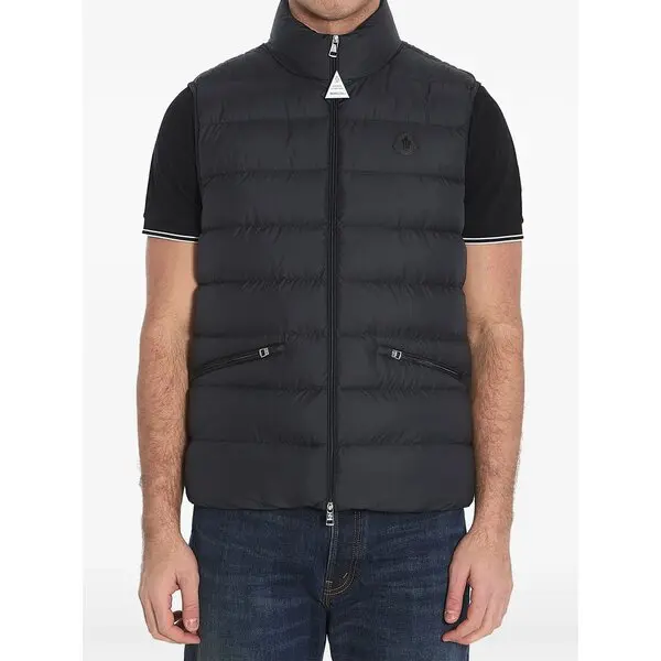 Moncler Jackets Waistcoats & Gilets - Black