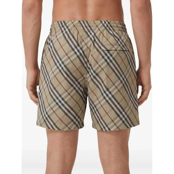 Burberry Checked Swim Shorts