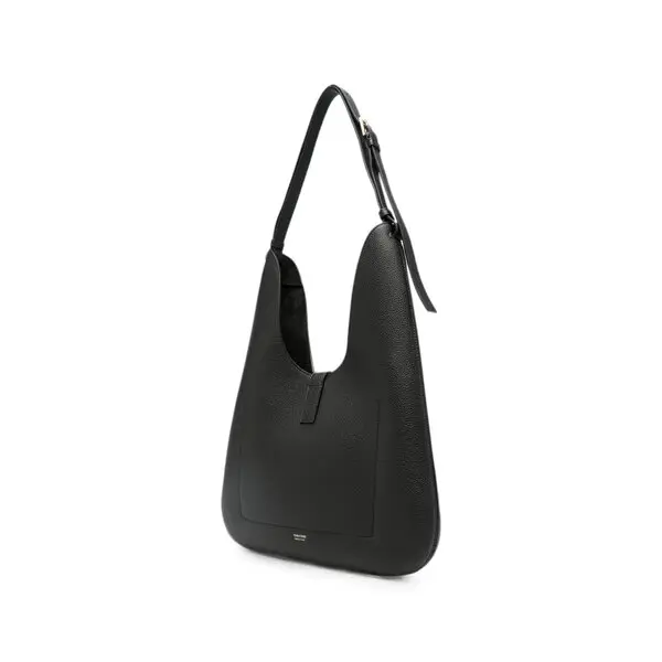 TOM FORD Calf Leather Tote Bag - Black