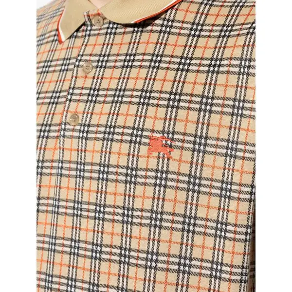 Burberry Neutrals Polo Shirts - Cream