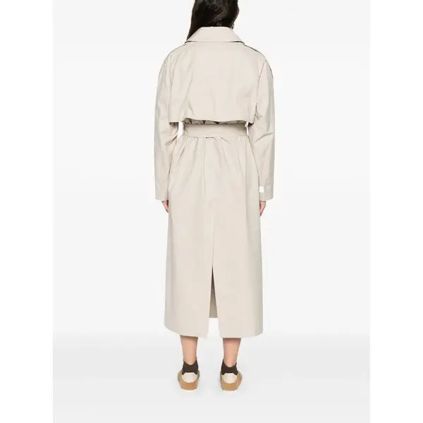 Max Mara Double-breasted Trench Coat - Cream