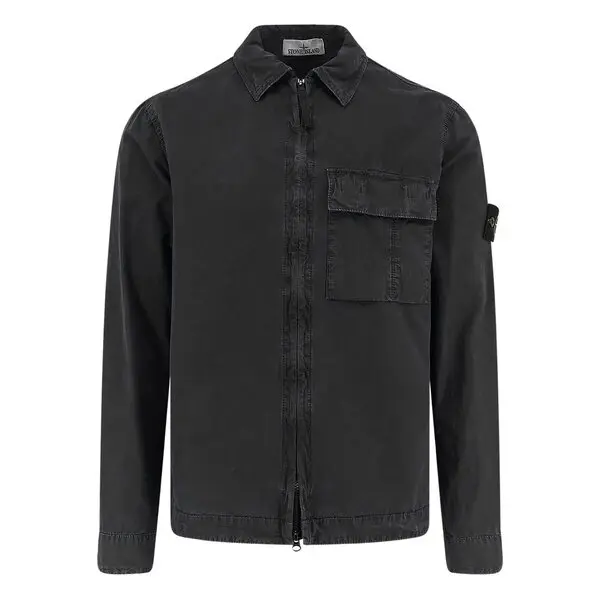 Stone Island Grey Shirts Shirt Jackets - Gray