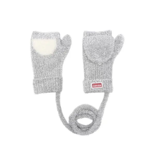 Kenzo Grey Gloves