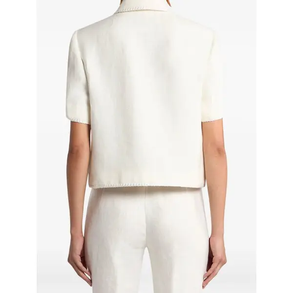 Etro Neutrals Jackets Cropped Jackets