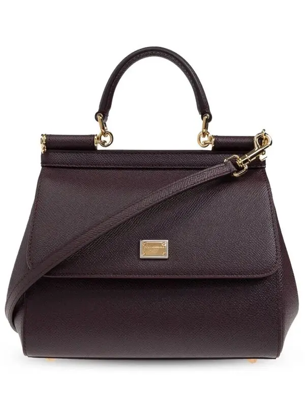 Dolce & Gabbana Sicily Medium Handbag - Red