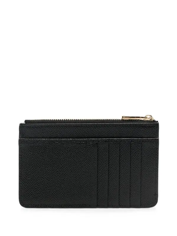 Dolce & Gabbana Calfskin Card Holder - Black
