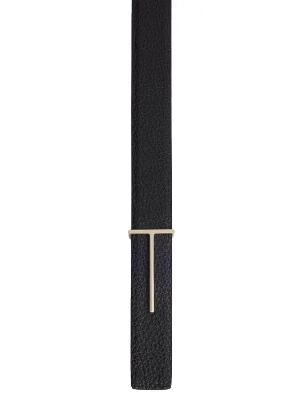 TOM FORD Classic Leather Belt - Black