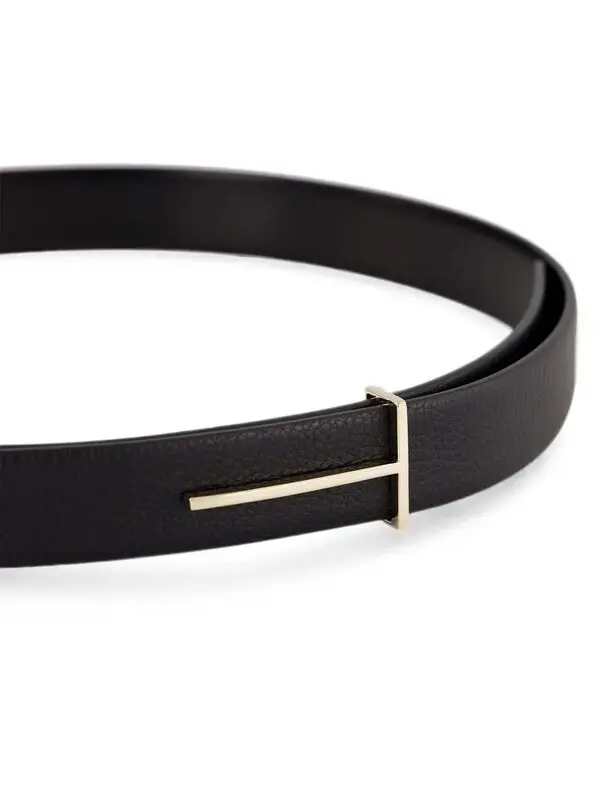 TOM FORD Classic Leather Belt - Black