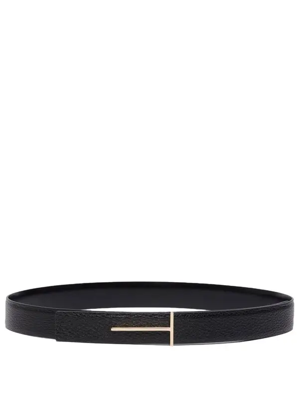 TOM FORD Classic Leather Belt - Black