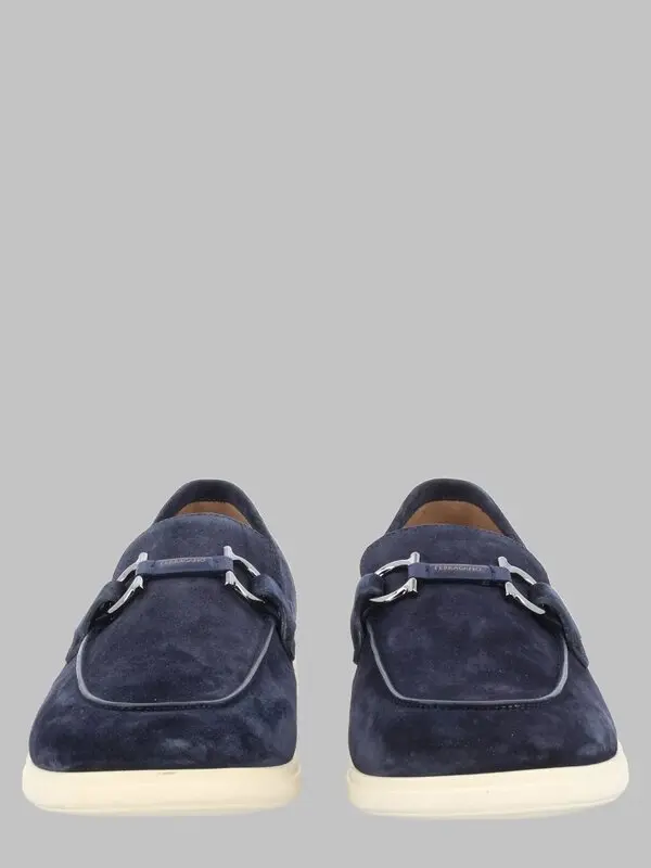 FERRAGAMO Horsebit Loafers - Blue