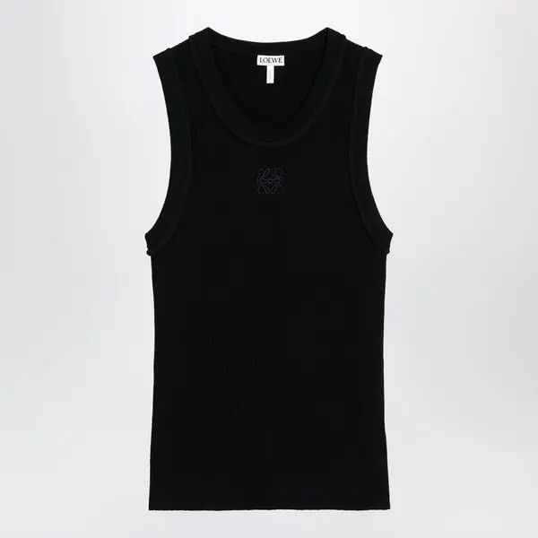 Loewe Ribbed Anagram Viscose Tank Top