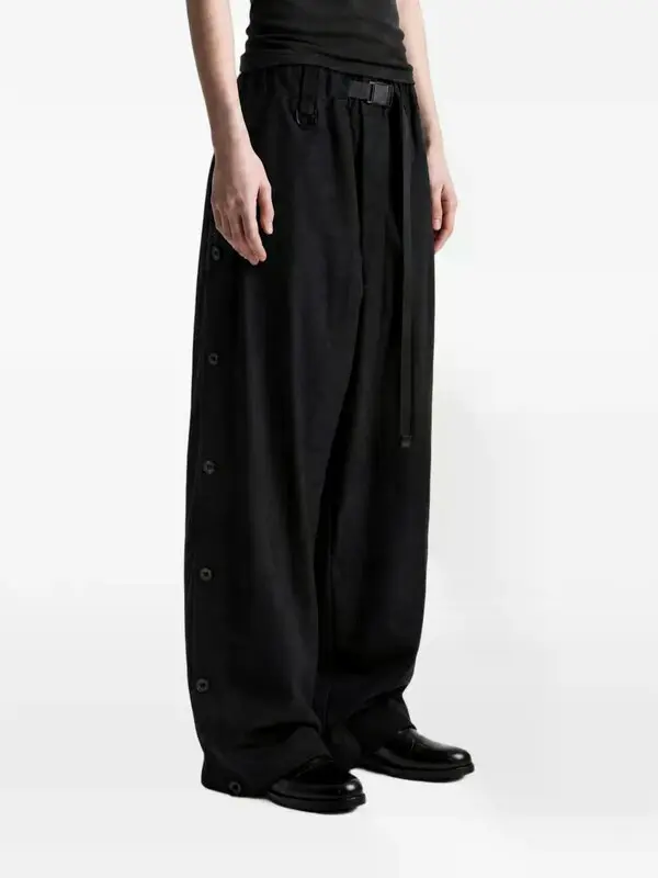 Y3 Belted Wide Leg Trousers