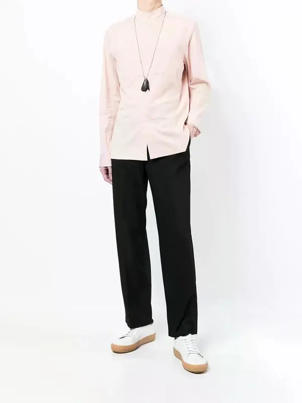 Shiatzy Chen Mandarin-collar Fitted Shirt