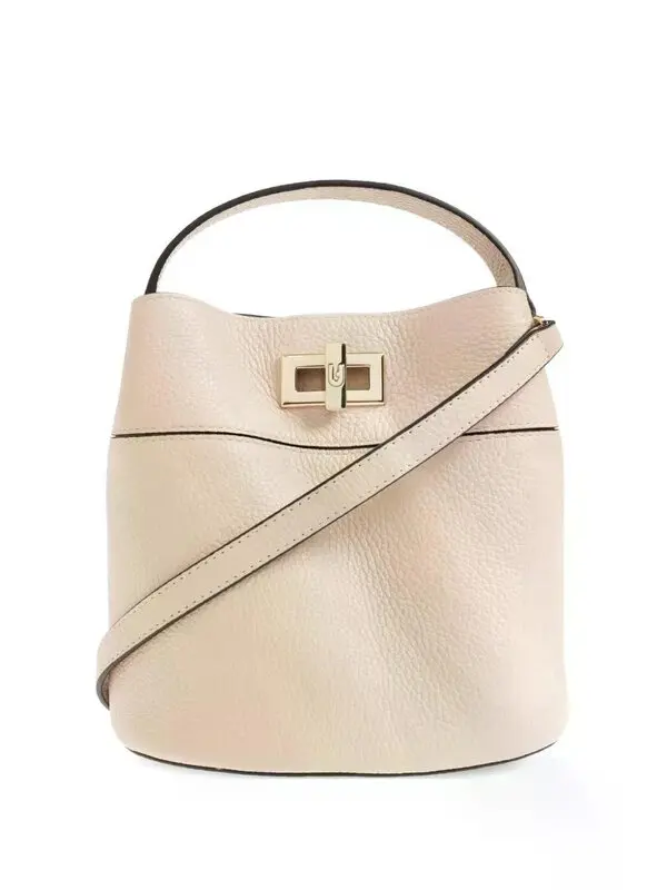 Furla Amelia Leather Bucket Bag - Neutrals