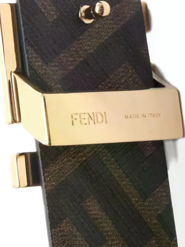 Fendi Ff Logo Reversible Belt