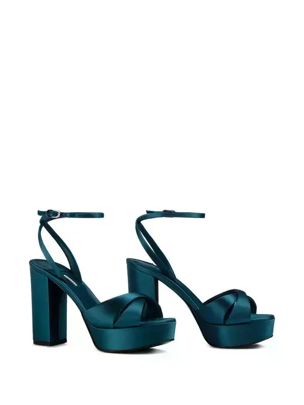 LE SILLA Odette Platform Sandals - Green