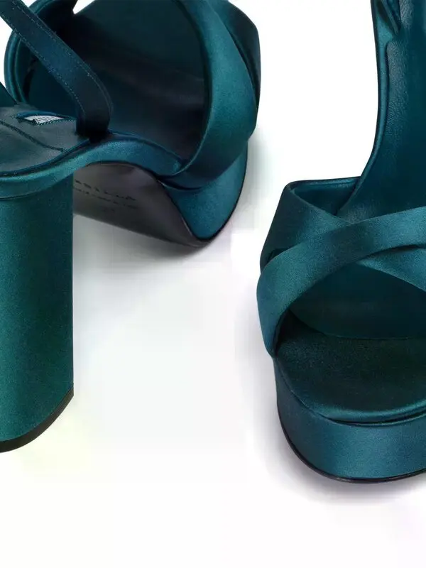 LE SILLA Odette Platform Sandals - Green