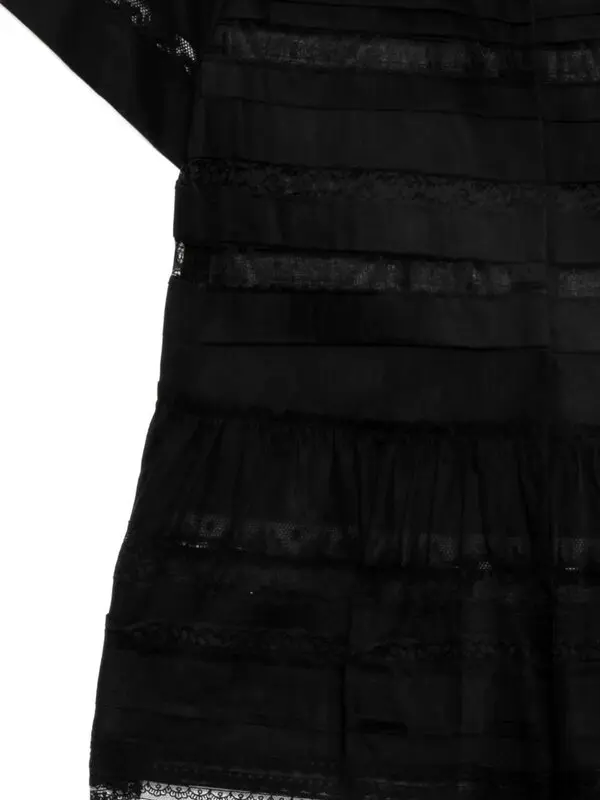 Dice Kayek Paneled Lace-trim Shirt