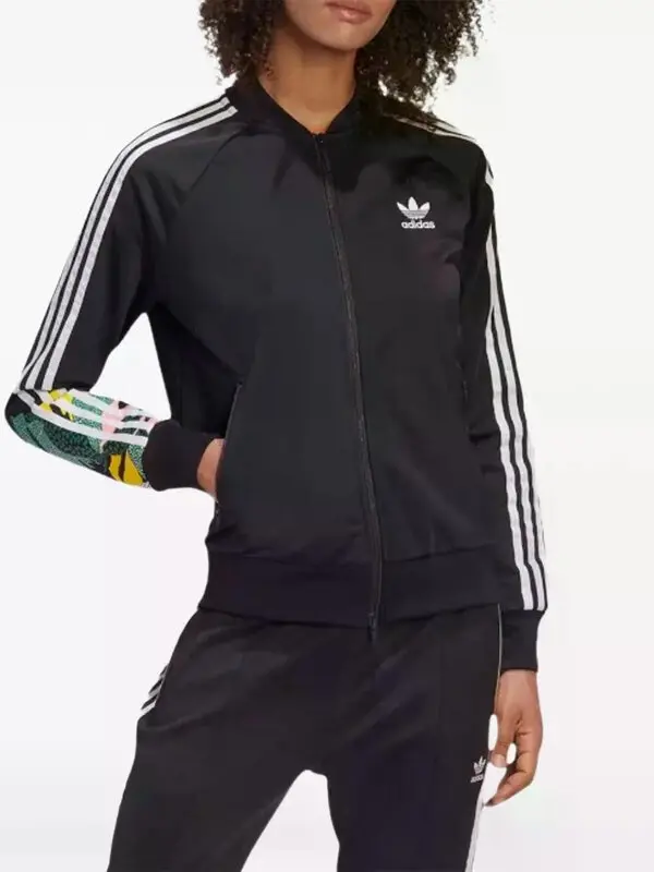 Adidas Graphic Print Zip-up Track Jacket