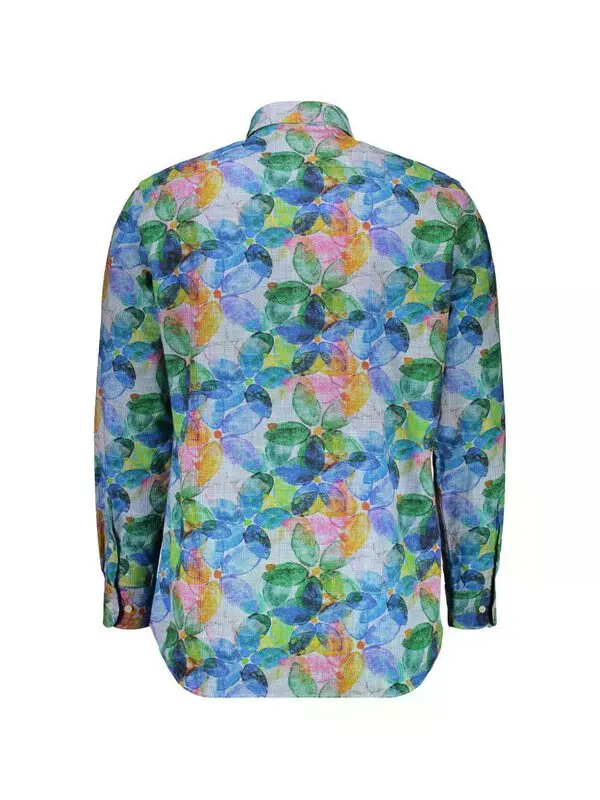 Paul & Shark Floral-print Long-sleeved Shirt