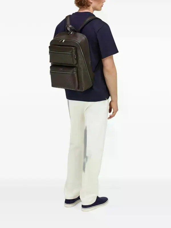 FERRAGAMO Monogrammed Backpack