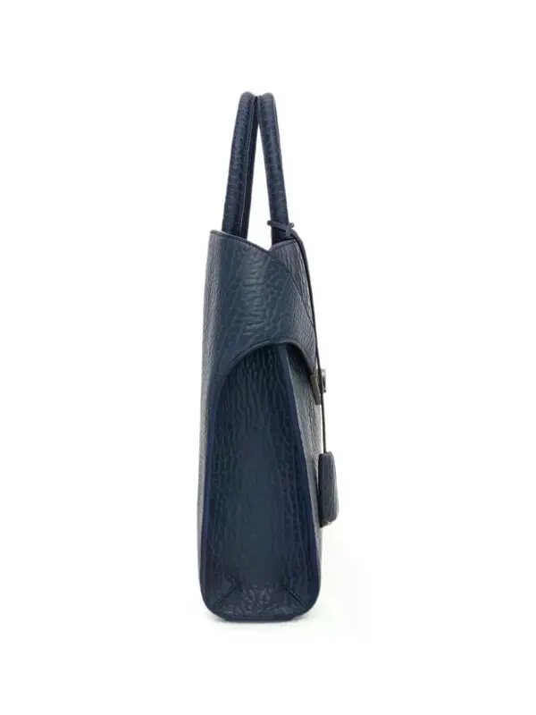FERRAGAMO Hug Briefcase In Washed Calfskin