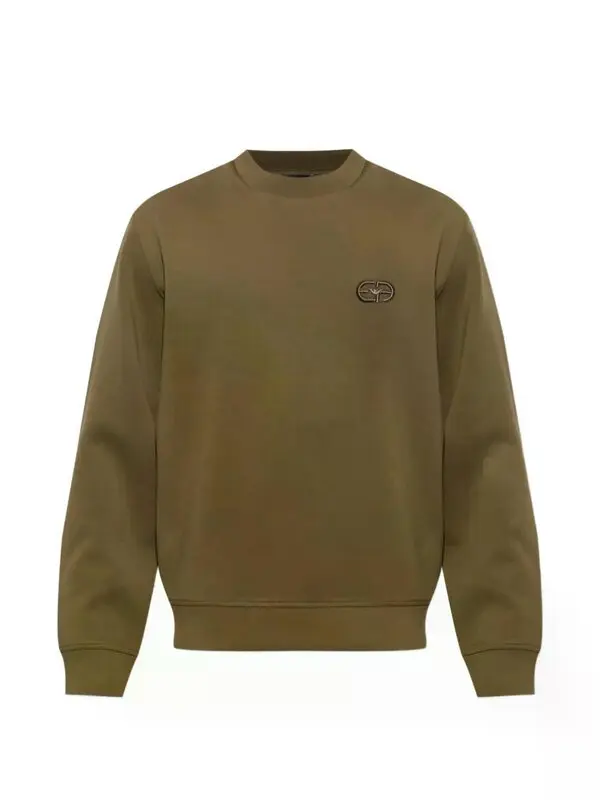 Emporio Armani Logo Embroidered Sweatshirt