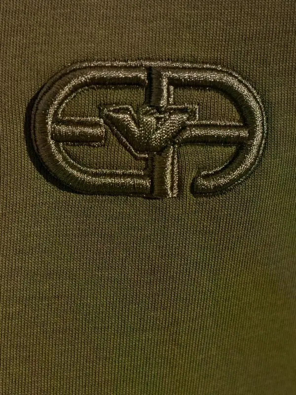 Emporio Armani Logo Embroidered Sweatshirt