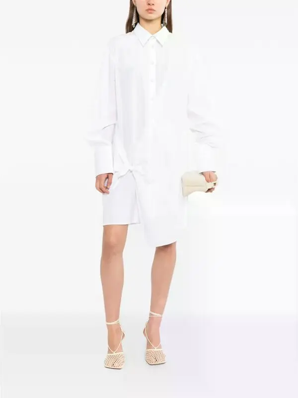 Helmut Lang Asymmetric Shirt Dress