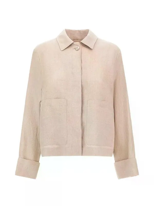 Herno Linen Fade-effect Jacket