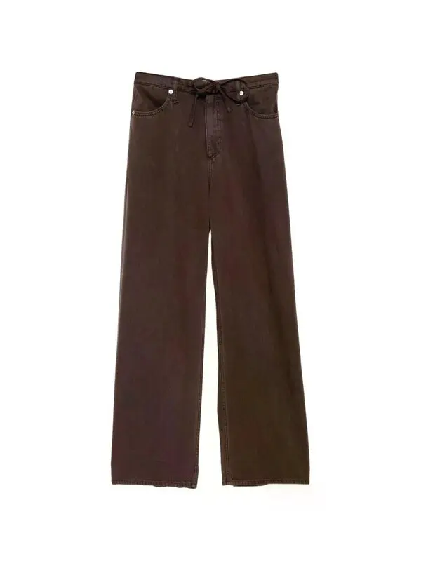 Rag & Bone Phoebe Wide Leg Jeans - Brown
