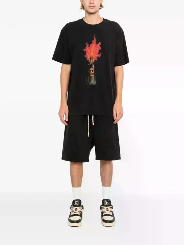 MELT Graphic-print T-shirt - Black