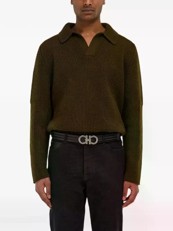 FERRAGAMO Gancini Stretch Belt