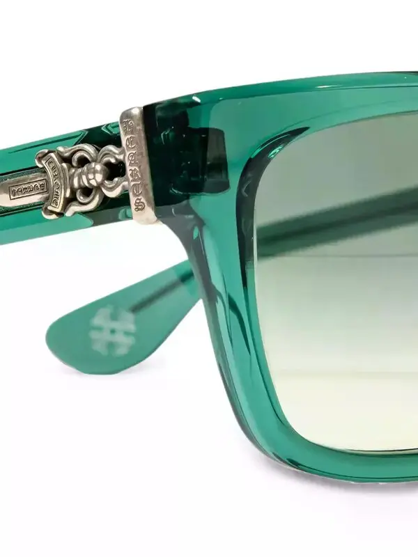 Chrome Hearts Box Officer Square-frame Sunglasses