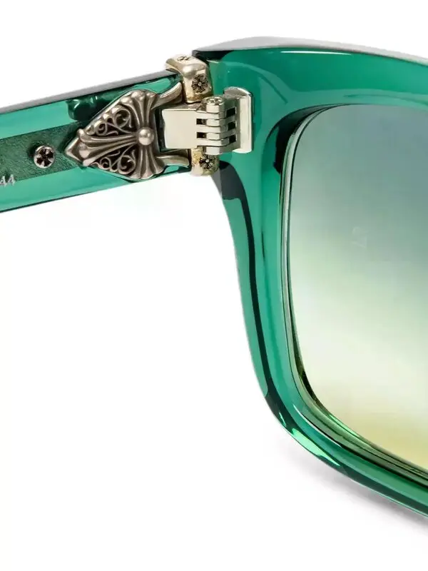 Chrome Hearts Box Officer Square-frame Sunglasses