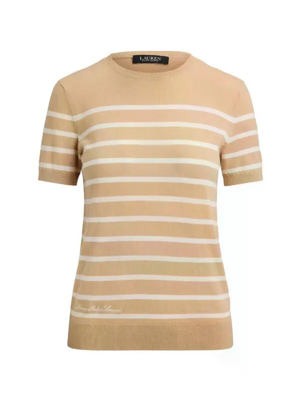 Ralph Lauren Striped Short-sleeve Sweater