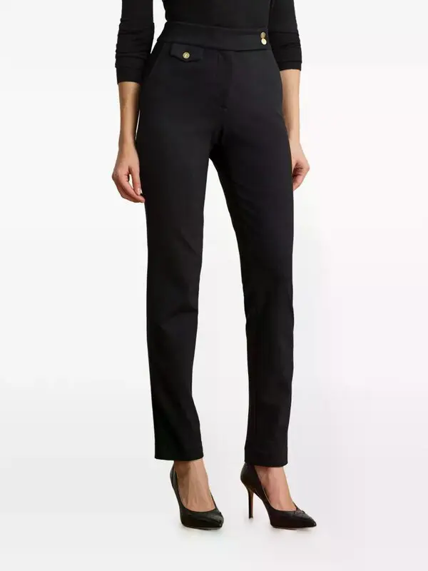 Ralph Lauren Button-detail Ponte Trousers