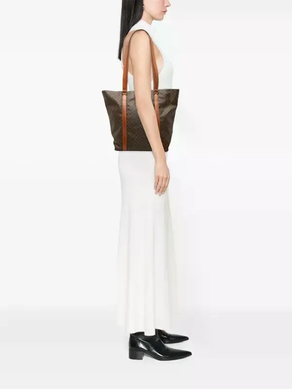 Celine Macadam Coated Canvas Tote Bag