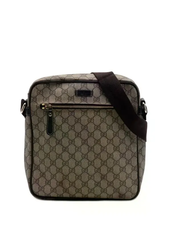 Gucci Gg Supreme Crossbody Bag - Neutrals
