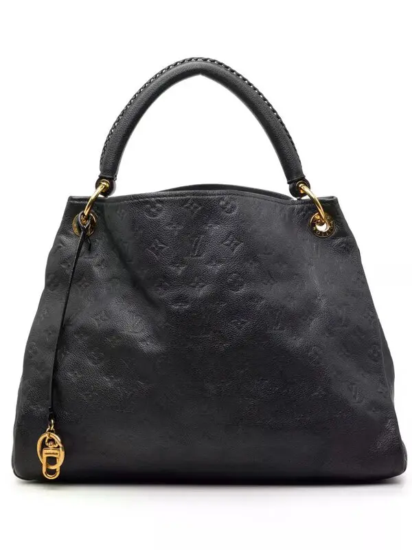 LOUIS VUITTON Monogram Empreinte Artsy Mm Hobo Bag - Blue