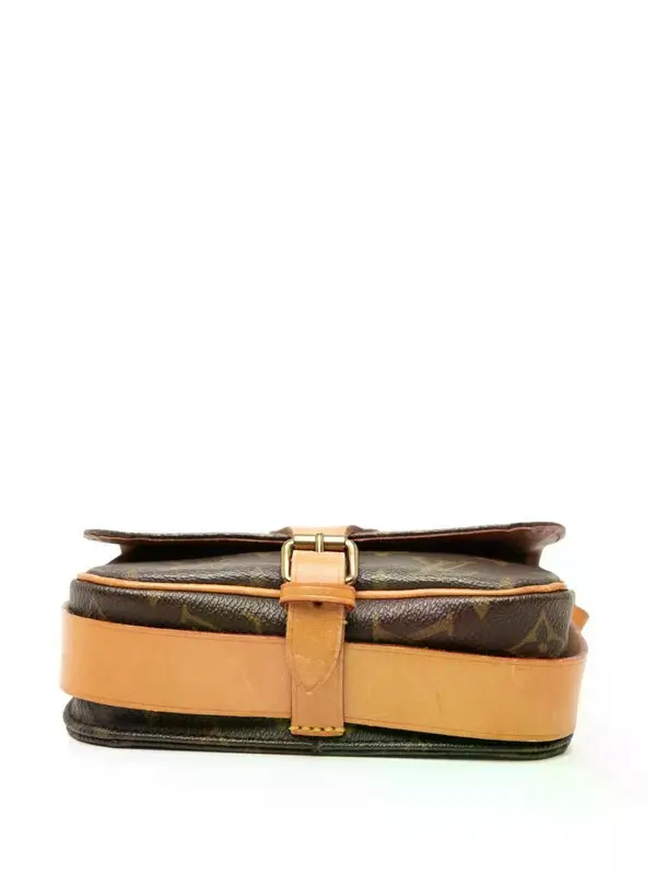 LOUIS VUITTON Monogram Cartouchiere Pm Crossbody Bag - Brown