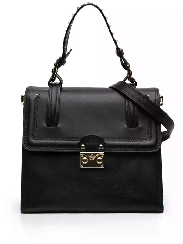Valentino Garavani Rockstud Cabana Satchel - Black