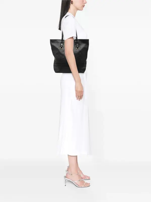 LOUIS VUITTON Monogram Empreinte Citadine Pm Tote Bag - Black
