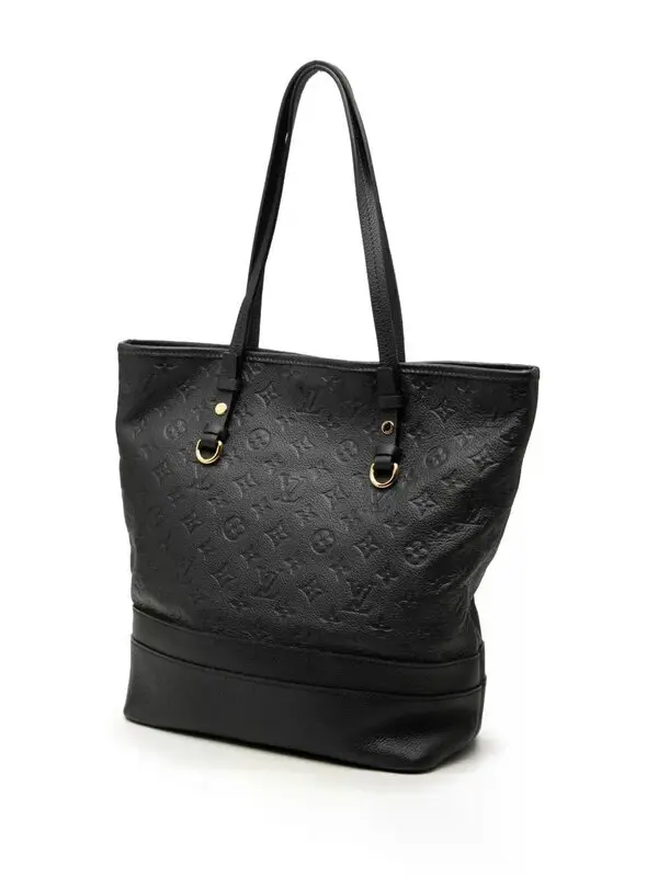 LOUIS VUITTON Monogram Empreinte Citadine Pm Tote Bag - Black
