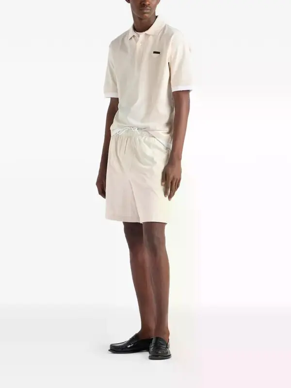 Prada Cotton Polo Shirt - Neutrals
