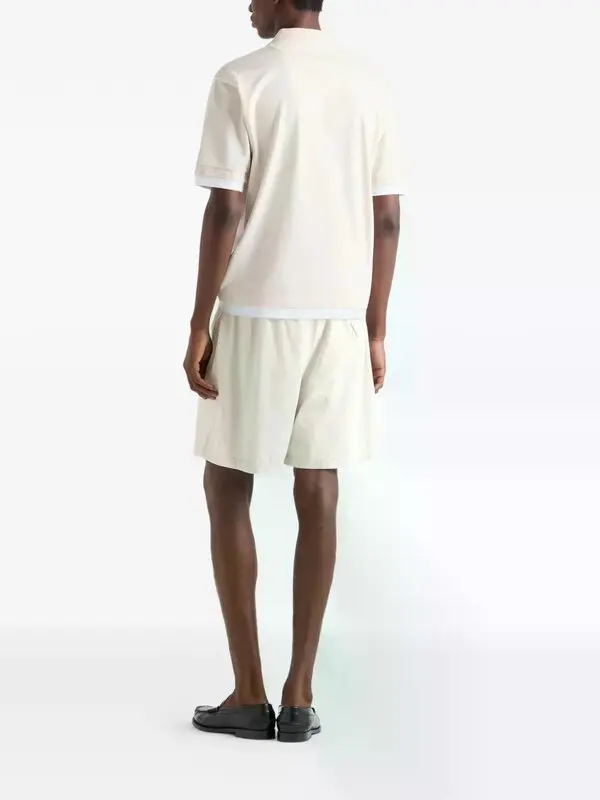Prada Cotton Polo Shirt - Neutrals