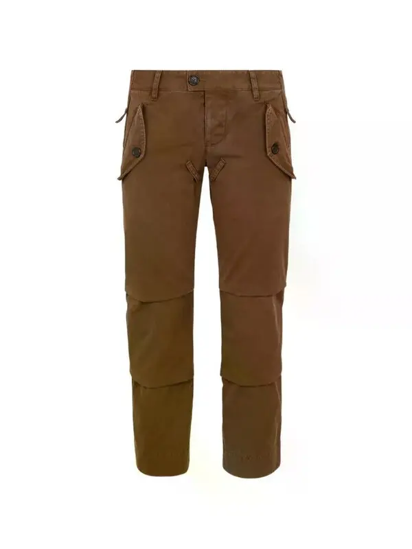 Dsquared2 Utility Tech Cotton Cropped Pants